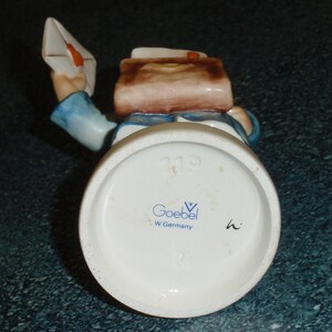 Vintage postman Goebel Hummel Mailman Figurine 119 TMK5 Cute ...