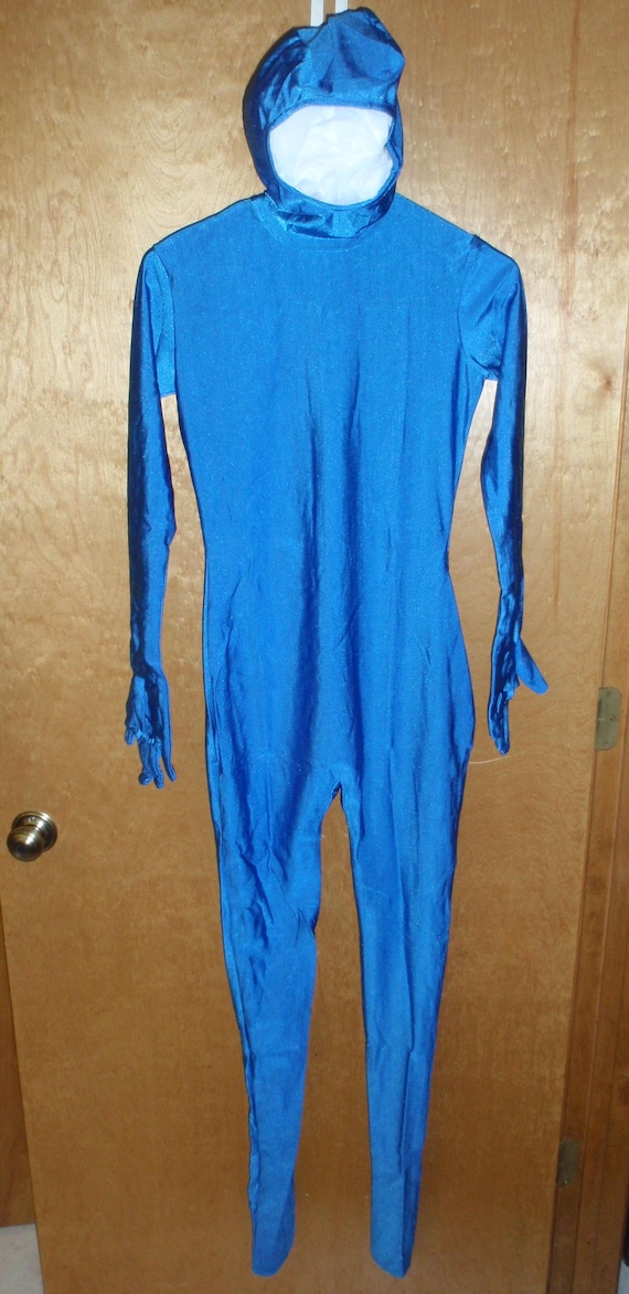 Royal Blue Unitard 2nd Skin Halloween Costume Zentai … - Gem