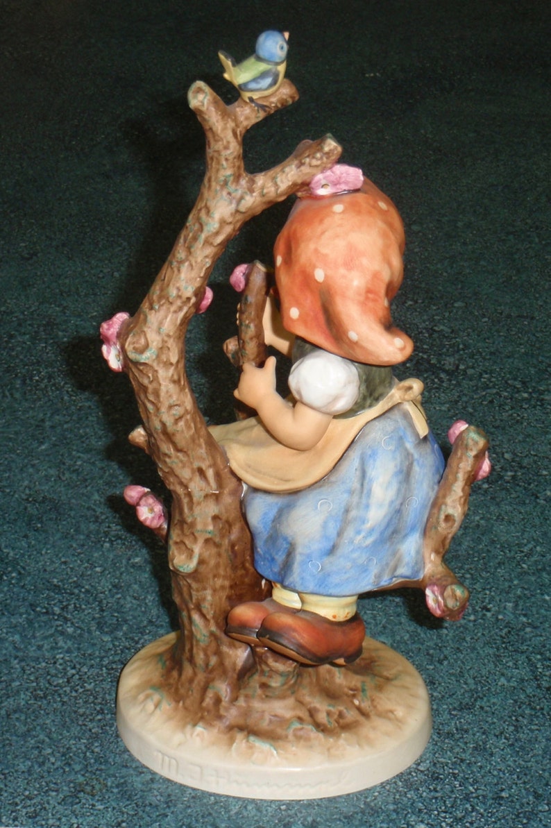 HUGE 10 Apple Tree Girl With Blue Bird Goebel Hummel | Etsy