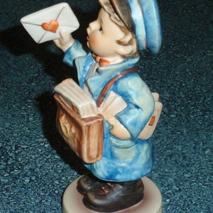 Vintage postman Goebel Hummel Mailman Figurine 119 TMK5 Cute ...