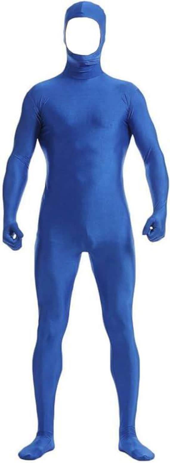 Royal Blue Unitard 2nd Skin Halloween Costume Zentai … - Gem