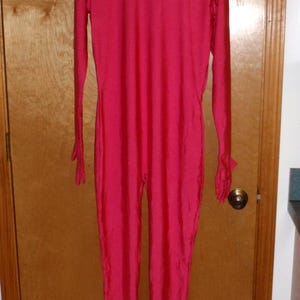 Pink Open Face Sexy Unitard 2nd Skin Halloween Costume Zentai Altskin ...