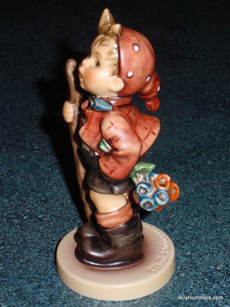 The "country Suitor" Hummel Figurine #760 TMK7 - Boy With Bouquet of ...