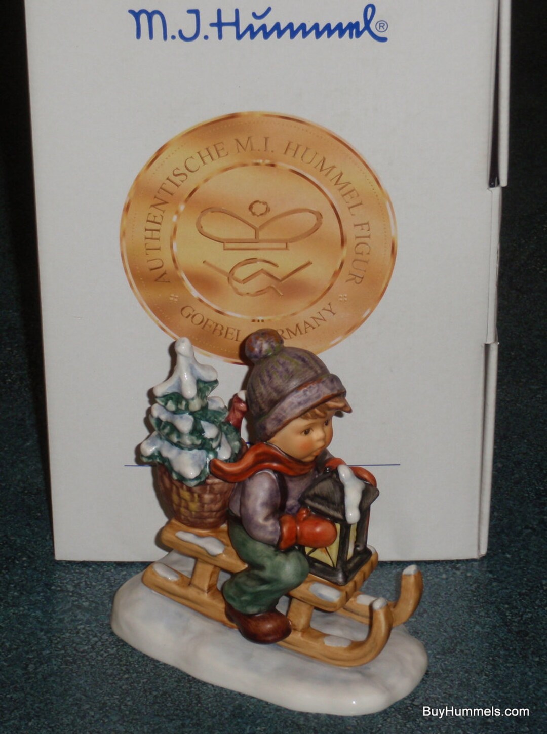 LARGE ride Into Christmas Goebel Hummel Figurine - Etsy