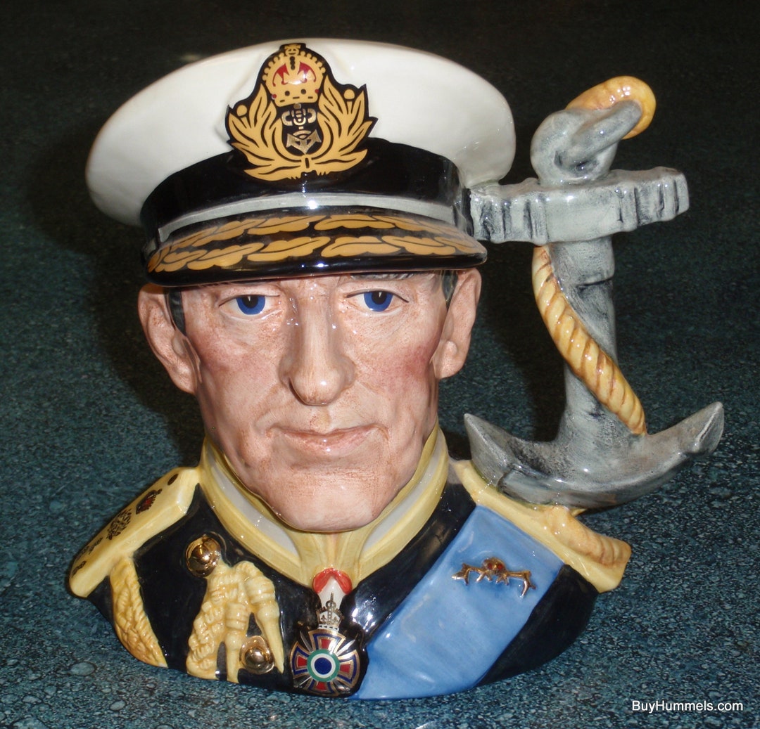 Earl Mountbatten of Burma Royal Doulton Character Toby Jug D6944 ...