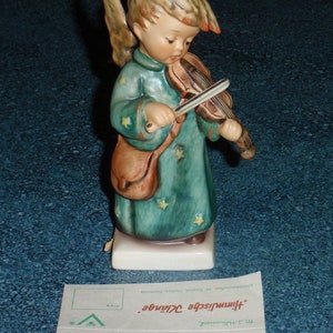 Celestian Musician Goebel Hummel Angel Playing Violin Figurine #188/0 ...