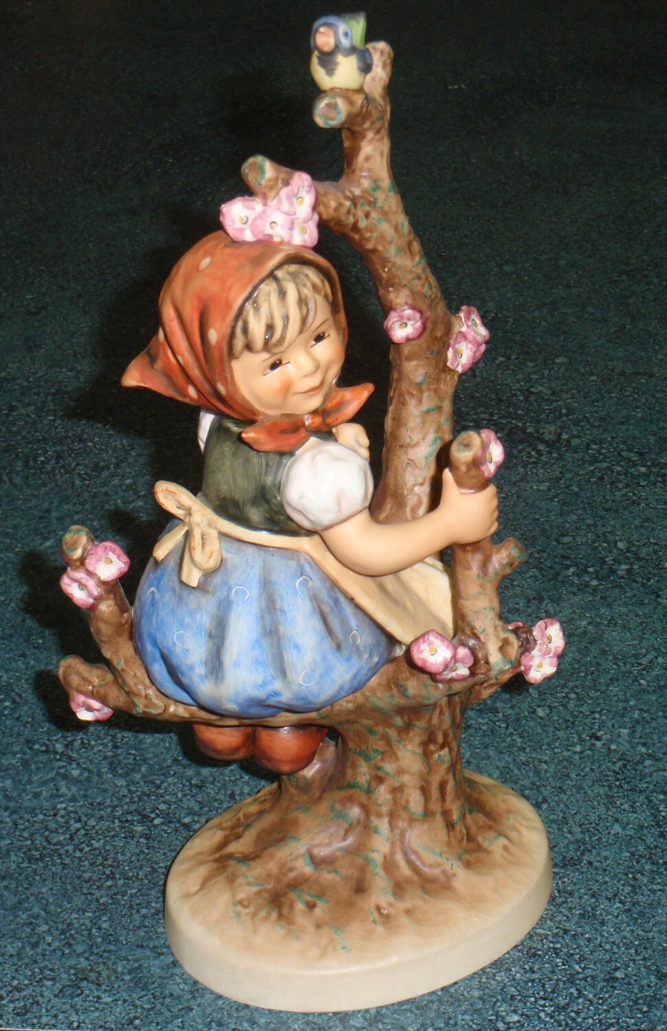 HUGE 10 Apple Tree Girl With Blue Bird Goebel Hummel - Etsy
