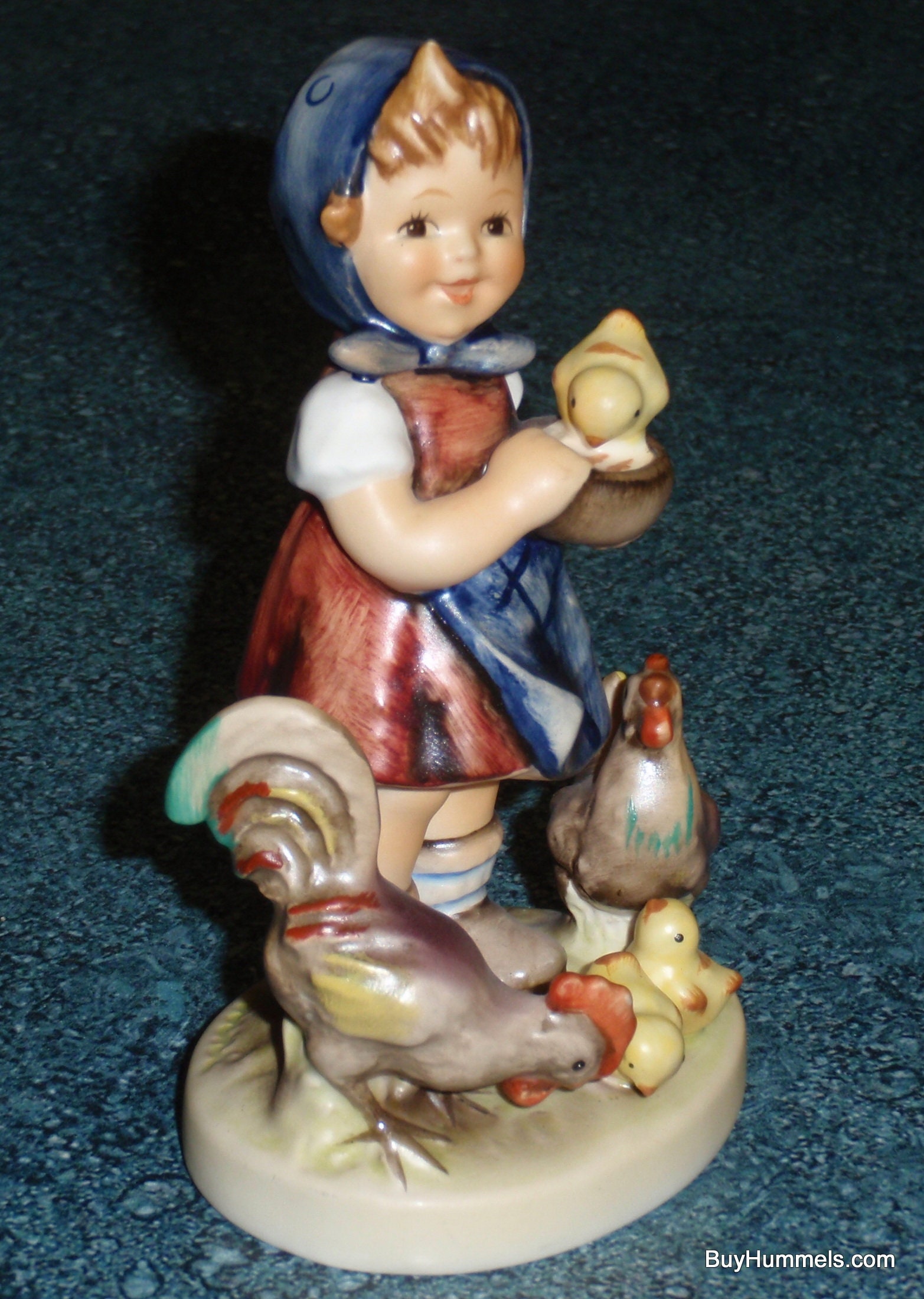Goebel Feeding Time 199/0 Girl with Chicks Figurines & Knick Knacks ...