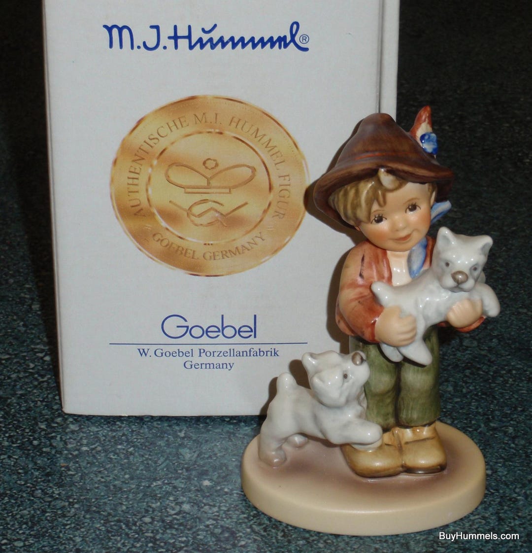 Limited Edition Goebel Hummel Figurine "frisky Friends" #2008 With Box ...