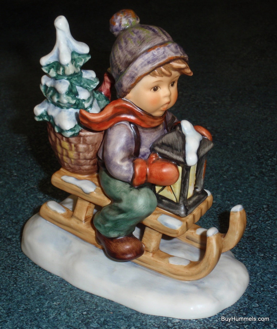 LARGE "ride Into Christmas" Goebel Hummel Figurine #396/I TMK6 With Box ...