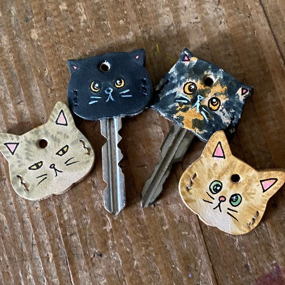 Exclusive Custom-made Cat Key Cover - Etsy UK