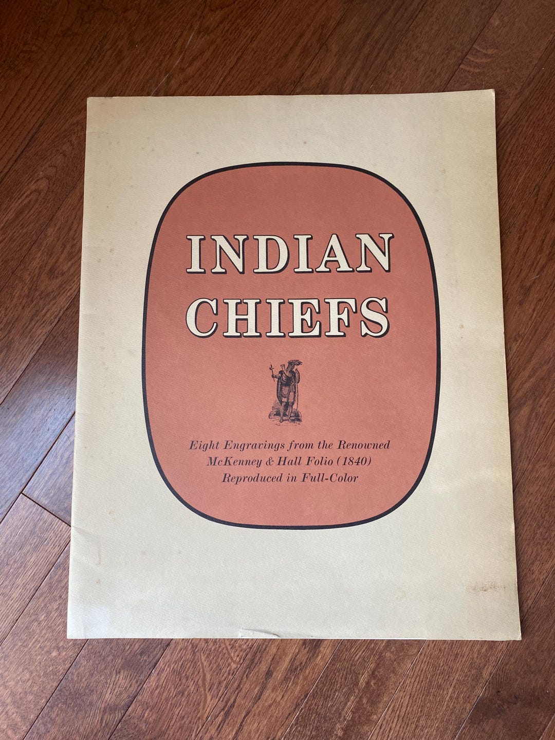 RARE Mckenney & Hall INDIAN CHIEFS Engravings Folio, 1965 Penn Press ...