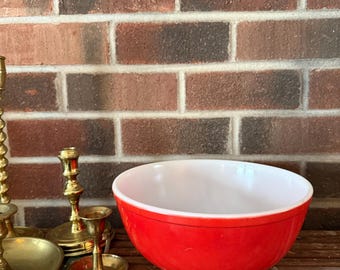 404 RED Pyrex Mixing Bowl | 4 Quart Yellow Pyrex Bowl | Pyrex Primary ...