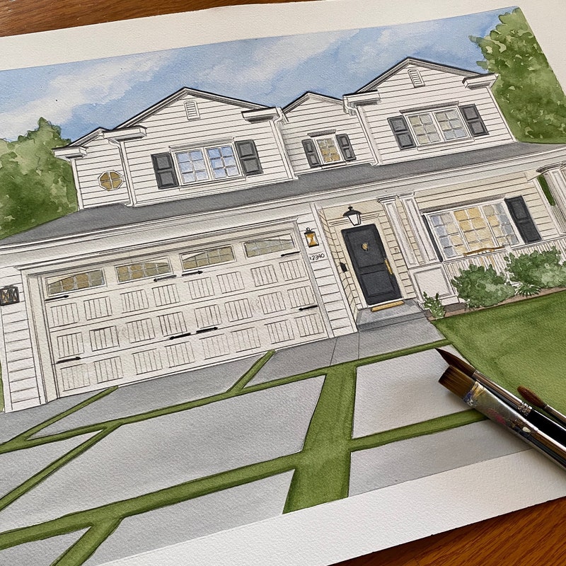 Home Portrait - Etsy