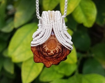 Wire wrapped pendant | Etsy