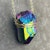Rainbow Aura Quartz Clusterterminated Points Gold Necklace Gold Wire Wrap Aura Necklace ...