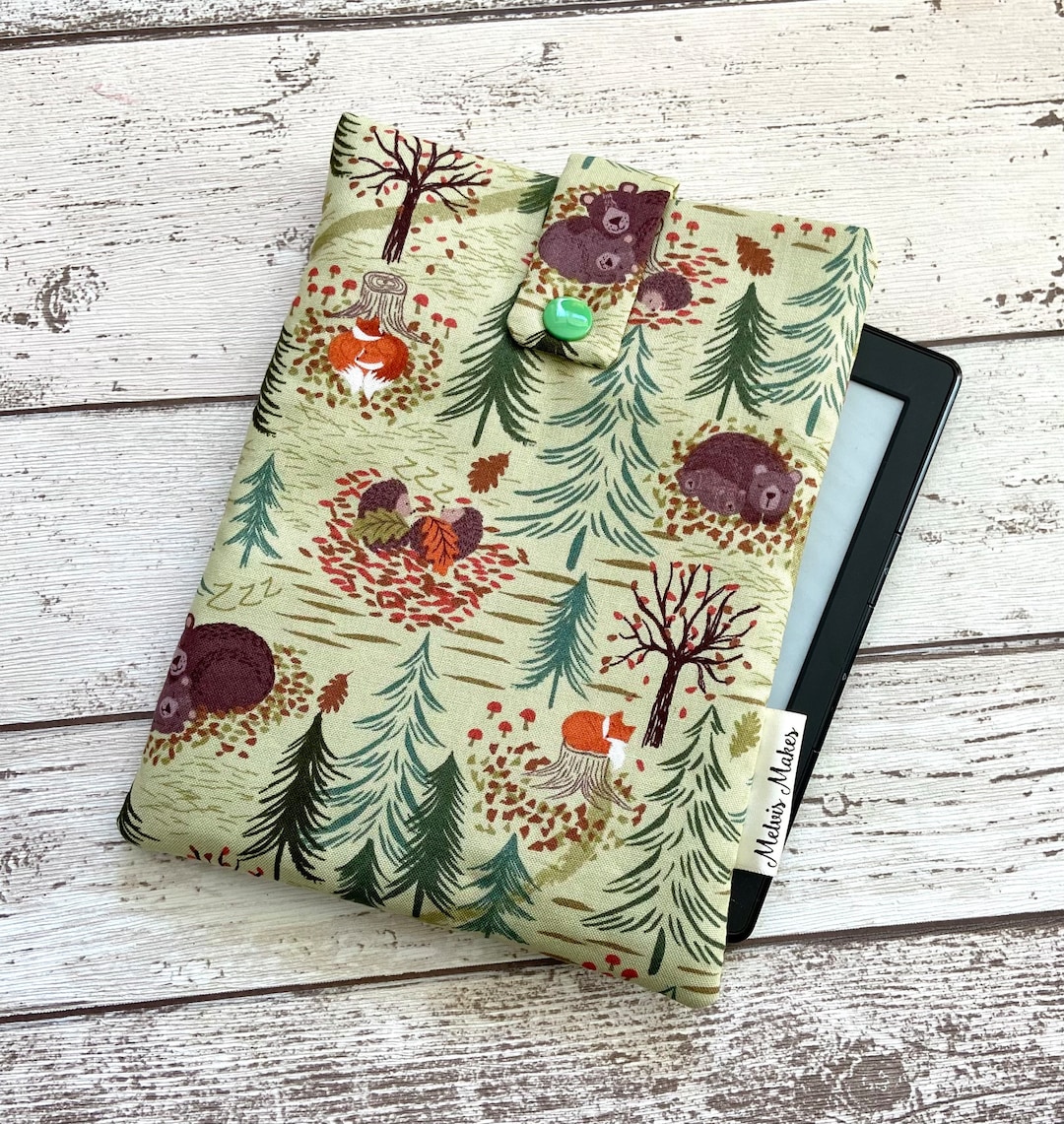 Forty Winks Kindle Case, Woodland Nap Ereader Sleeve, Travel Oasis ...