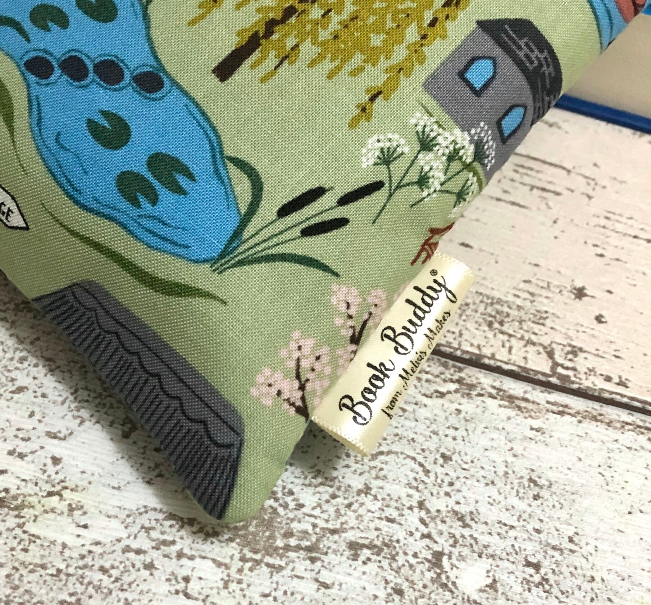 Country Village Book Buddy, Spring Book Cover, Book Lover Gift, British ...