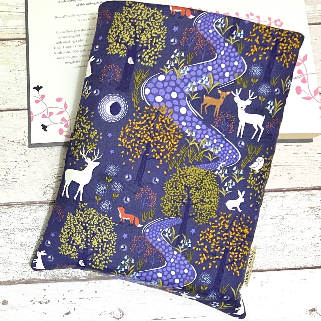 Purple Forest Book Sleeve: Glow in the Dark Bluebell Woods, Padded ...