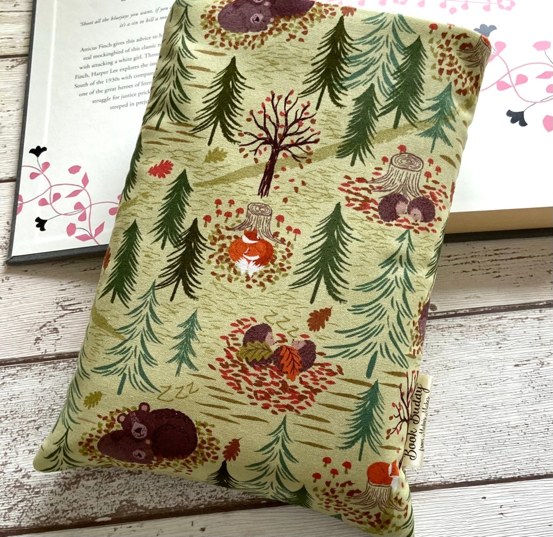 Forty Winks Book Buddy, Small Medium Large Book Sleeve, Book Lover Gift ...