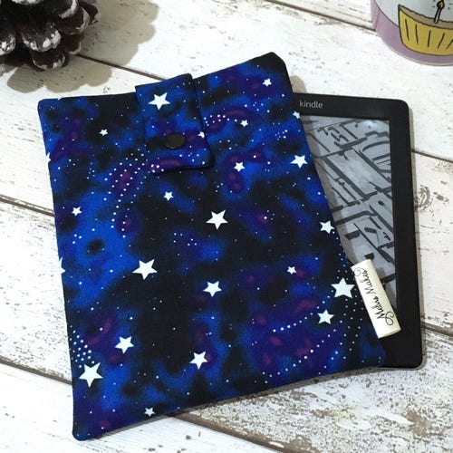 Glow in the Dark Kindle Sleeve Starry Night Ereader Pouch - Etsy