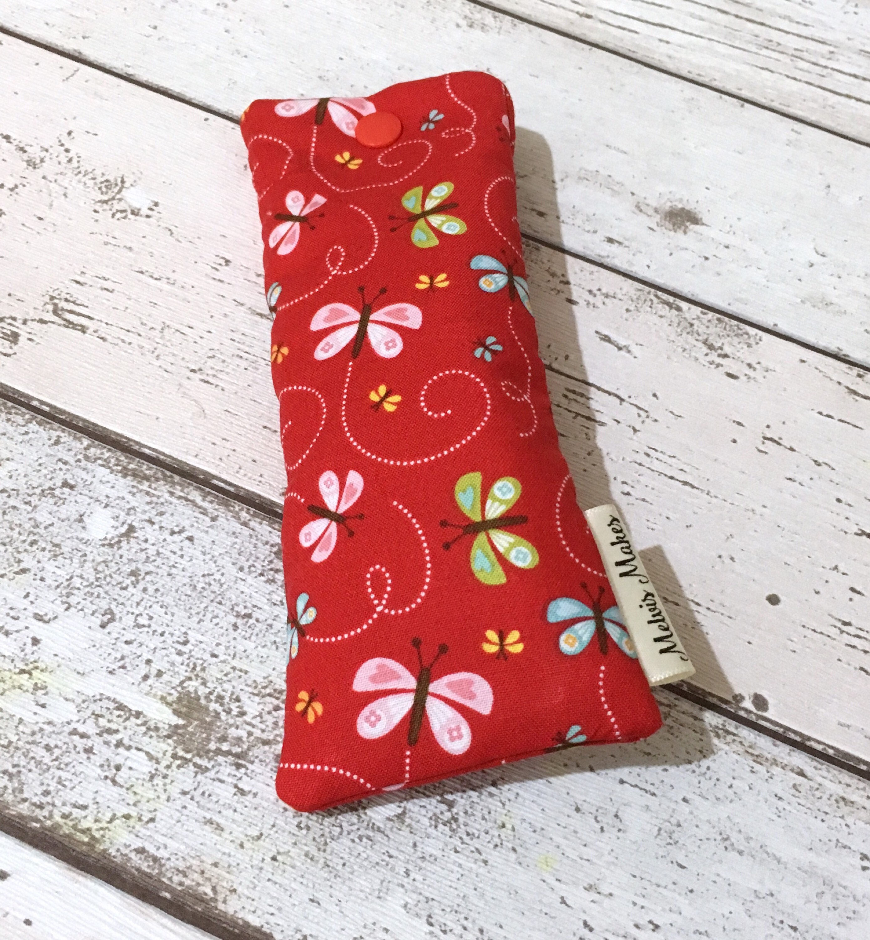 Happy Butterfly Glasses Case Slim Or Wide Size Pretty Etsy Singapore