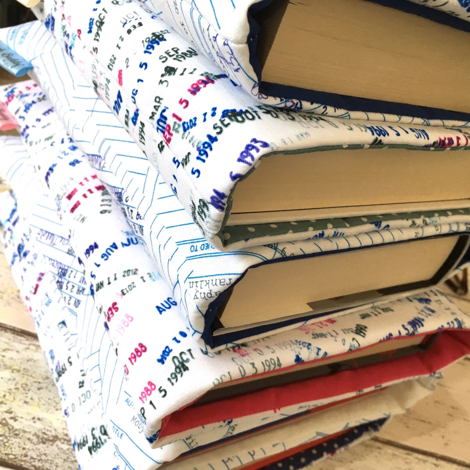 Library Card Book Pouch Novelty Book Sleeve Fun Book Buddy - Etsy