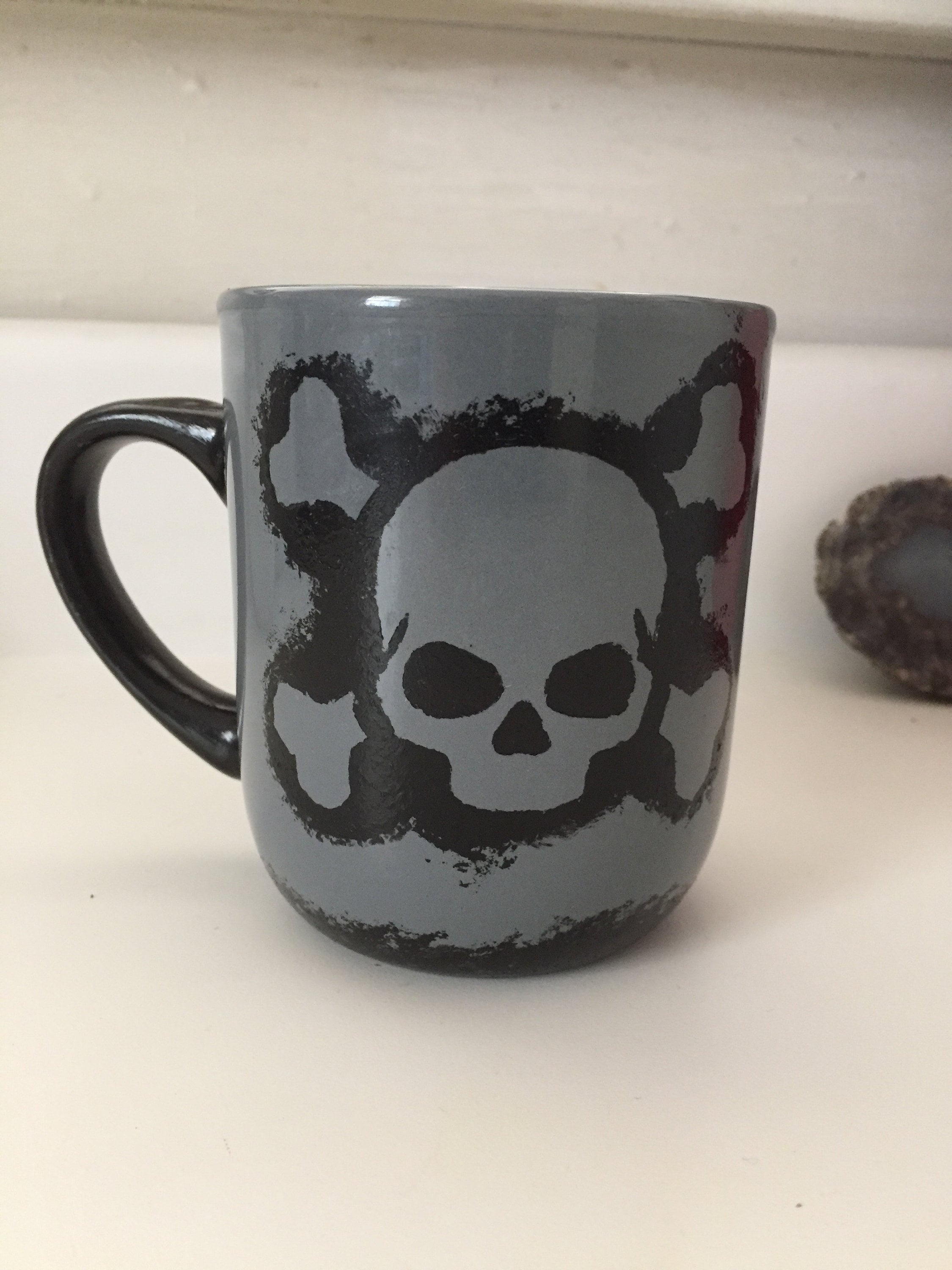 Skull Mug - Etsy