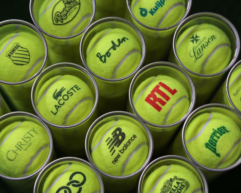 Print Your Company Logo on Coloured Tennis Balls - Etsy