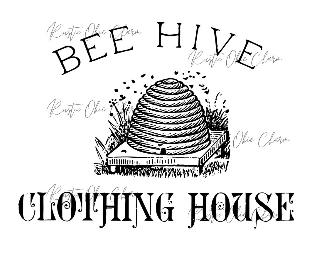 Bee Hive SUBLIMATION TRANSFER, Ready to Press Transfer, Bee, Transfers ...