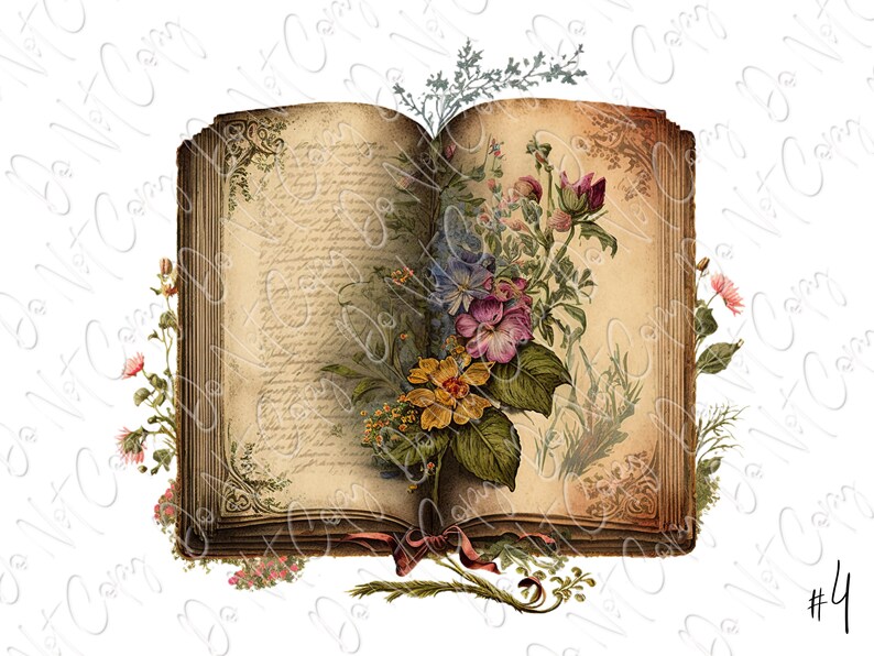 Books SUBLIMATION TRANSFER Ready to Press Transfer Boho - Etsy