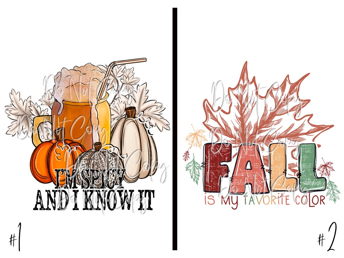 Fall SUBLIMATION TRANSFER Ready to Press Transfer Fall - Etsy