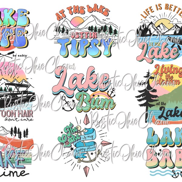 Lake Life Decal - Etsy