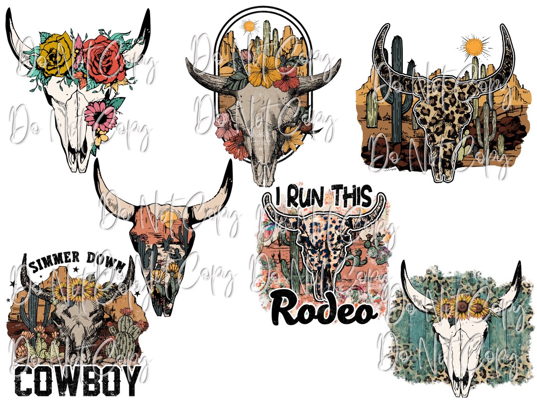 Cow, Boho, SUBLIMATION TRANSFER, Ready to Press Transfer, Country ...