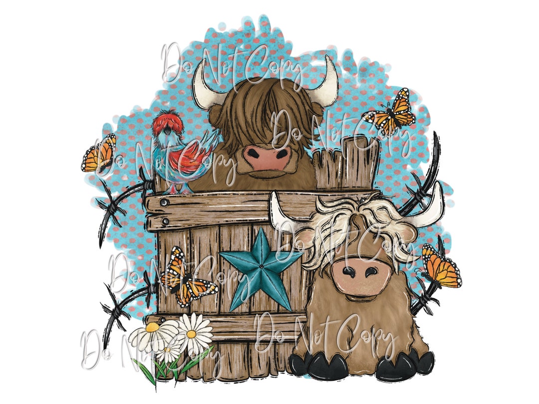 Cow SUBLIMATION TRANSFER, Ready to Press Transfer, Butterfly, Cow Print ...