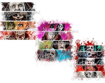 Halloween Horror SUBLIMATION TRANSFER SHEET Ready to Press - Etsy