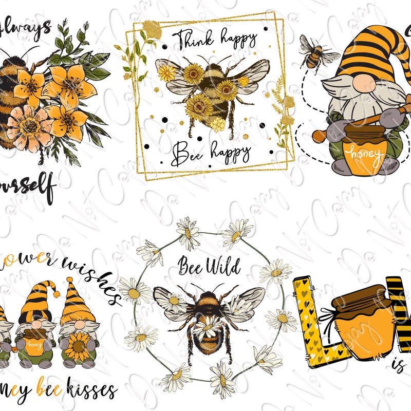 Bee Transfers - Etsy