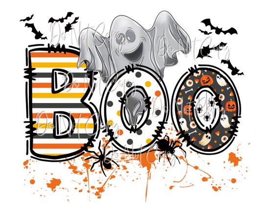 Halloween Ghost SUBLIMATION TRANSFER Ready to Press - Etsy