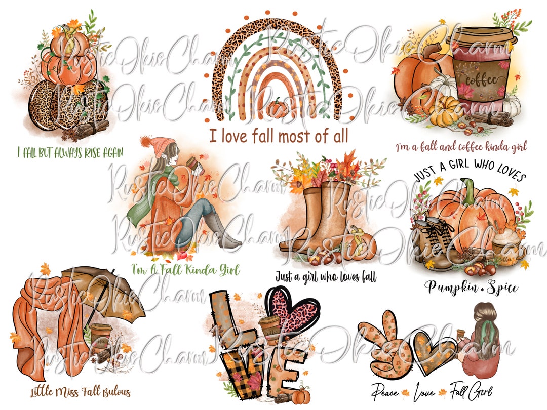 Fall SUBLIMATION TRANSFER, Ready to Press Transfer, Fall Transfer ...