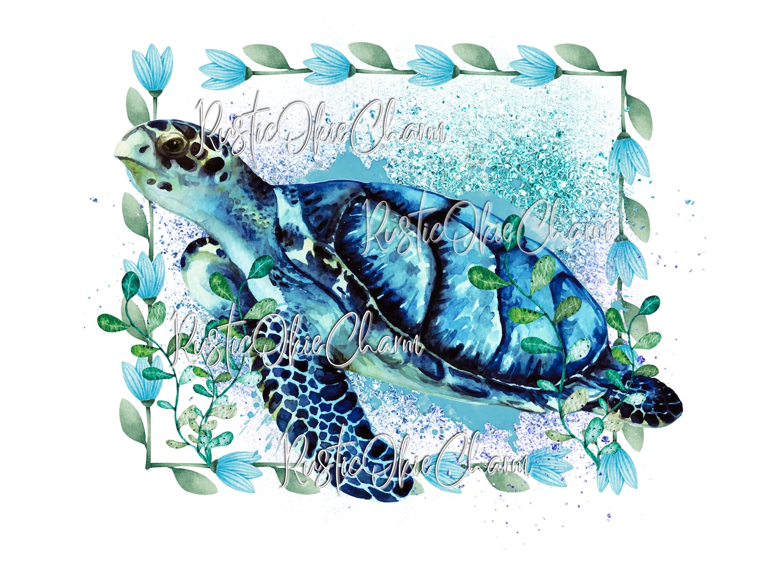 Sea Turtle SUBLIMATION TRANSFER Ready to Press Transfer - Etsy