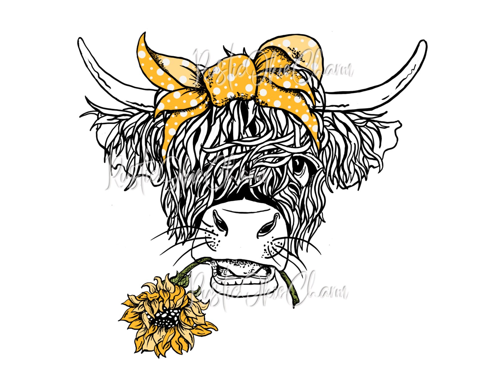 Cow SUBLIMATION TRANSFER Ready to Press Transfer Bandana - Etsy