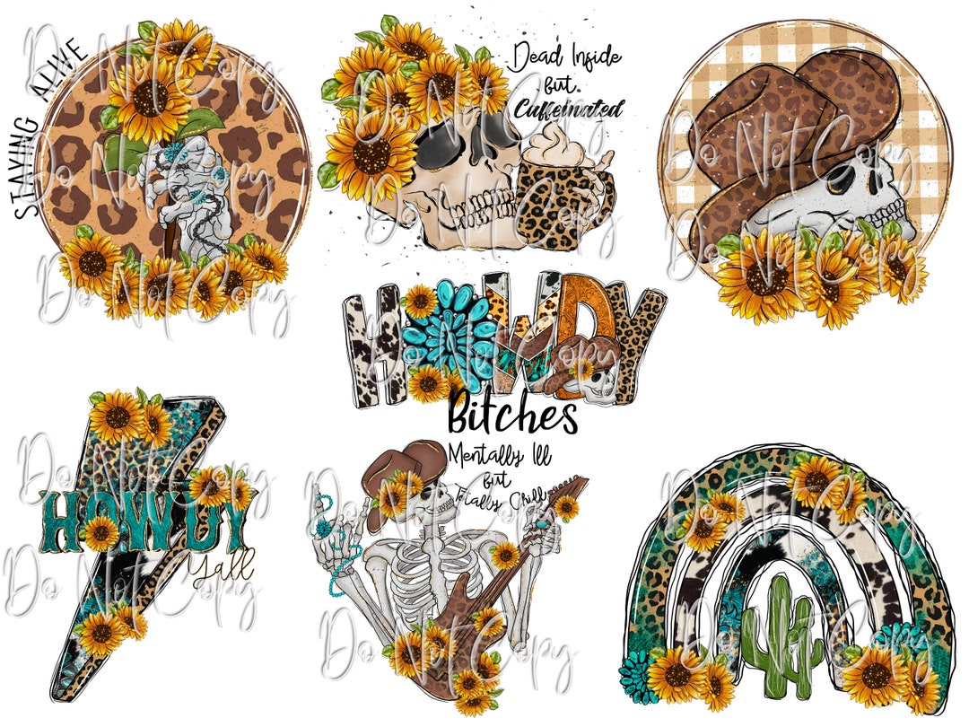 Western, SUBLIMATION TRANSFER, Ready to Press Transfer, Sublimate ...