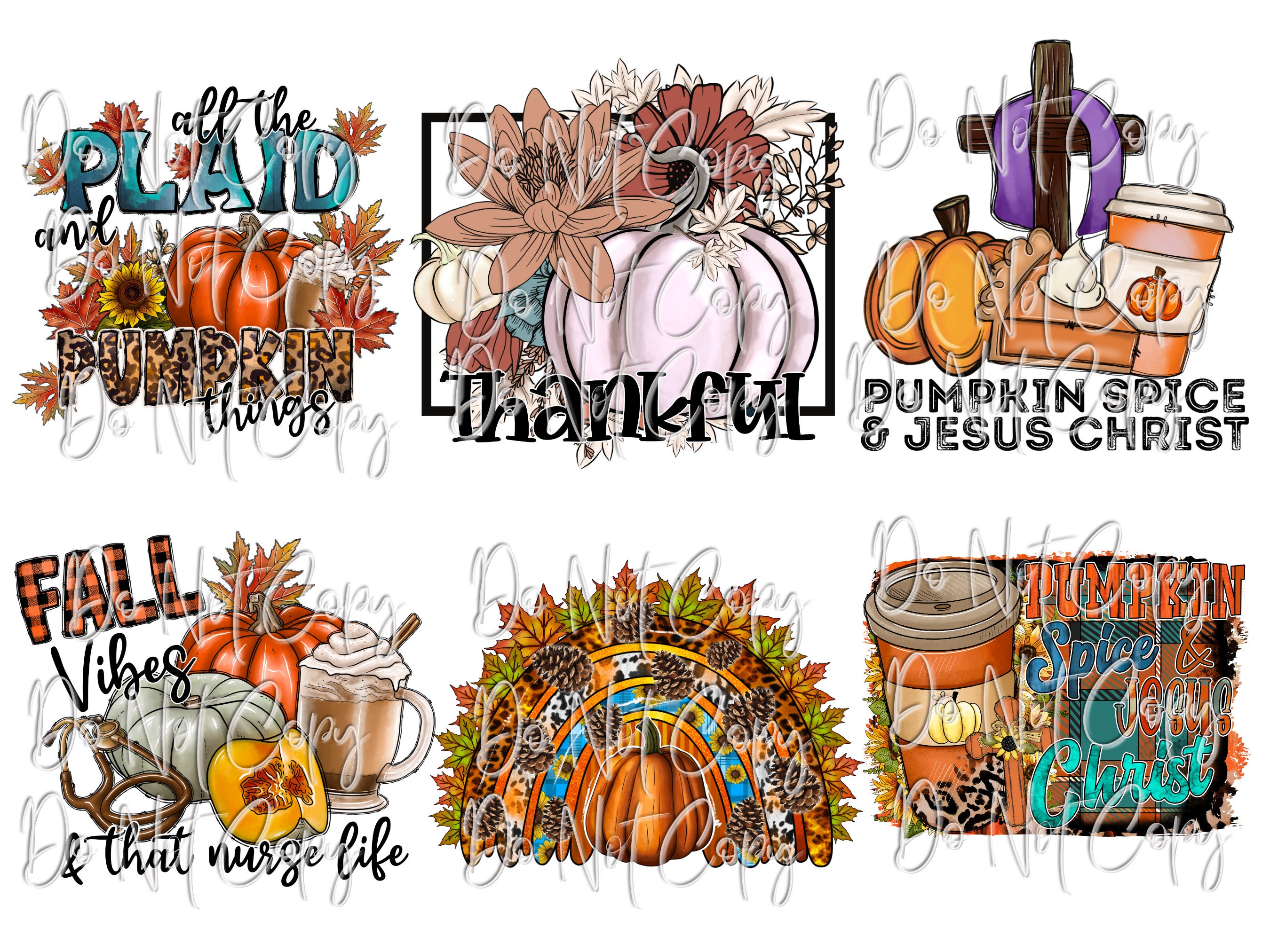 Pumpkin Fall SUBLIMATION TRANSFER Ready to Press Transfer - Etsy