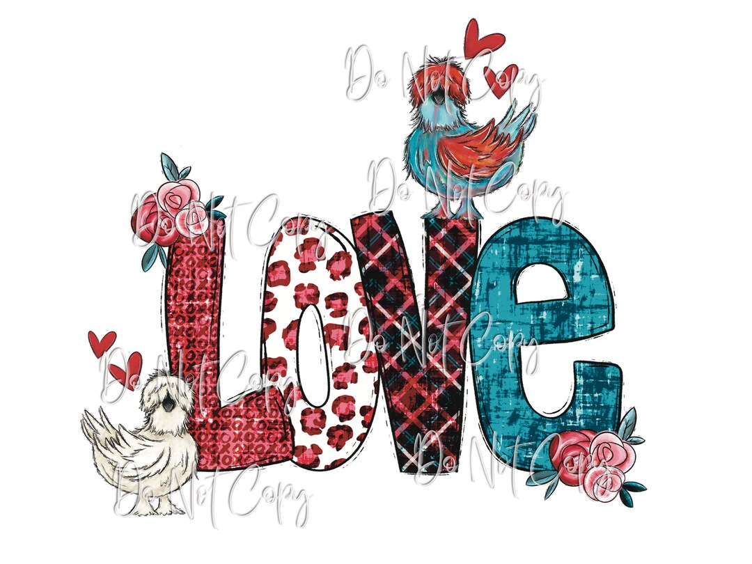 Valentine's Day, SUBLIMATION TRANSFER, Ready to Press Transfer, LOVE ...