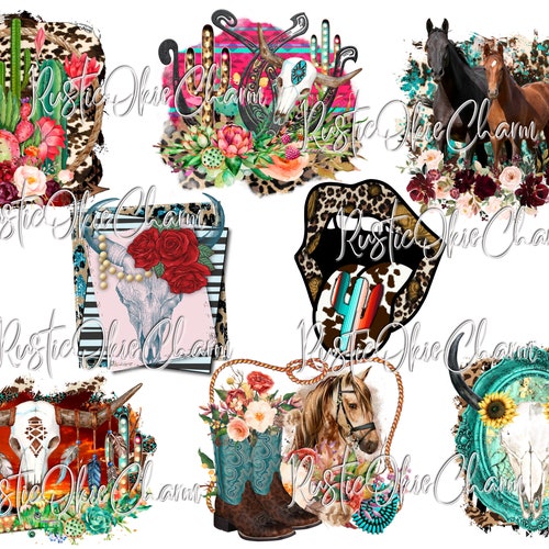 Western SUBLIMATION TRANSFER Ready to Press Transfer - Etsy