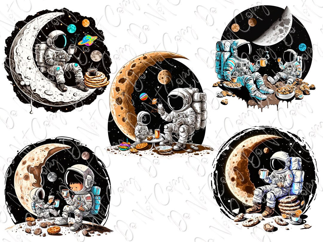 Space, SUBLIMATION TRANSFER, Ready to Press Transfer, Moon Transfer ...