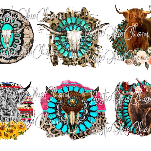 Western SUBLIMATION TRANSFER Ready to Press Transfer - Etsy