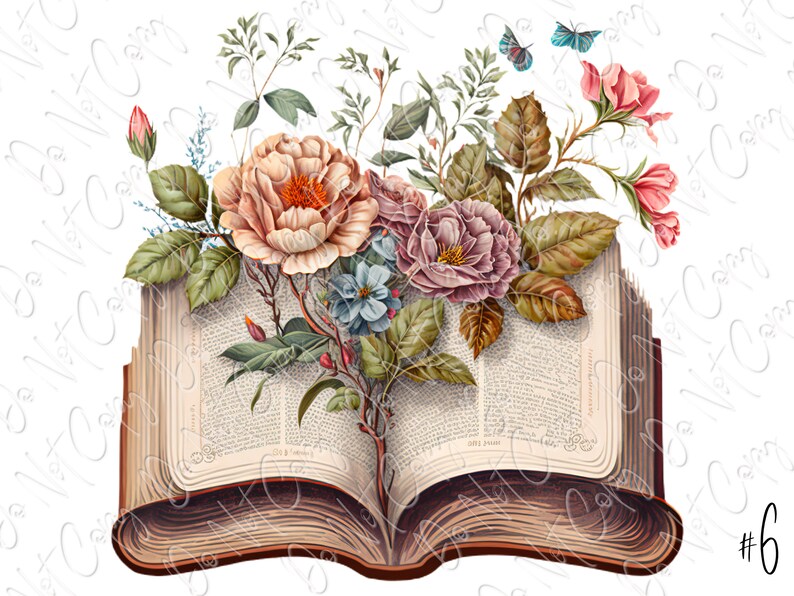 Books SUBLIMATION TRANSFER Ready to Press Transfer Boho - Etsy