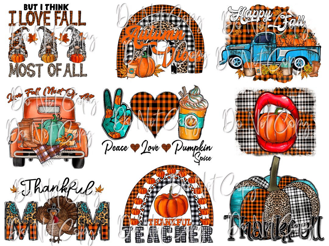 Fall, Vibes, SUBLIMATION TRANSFER, Ready to Press Transfer, Fall ...