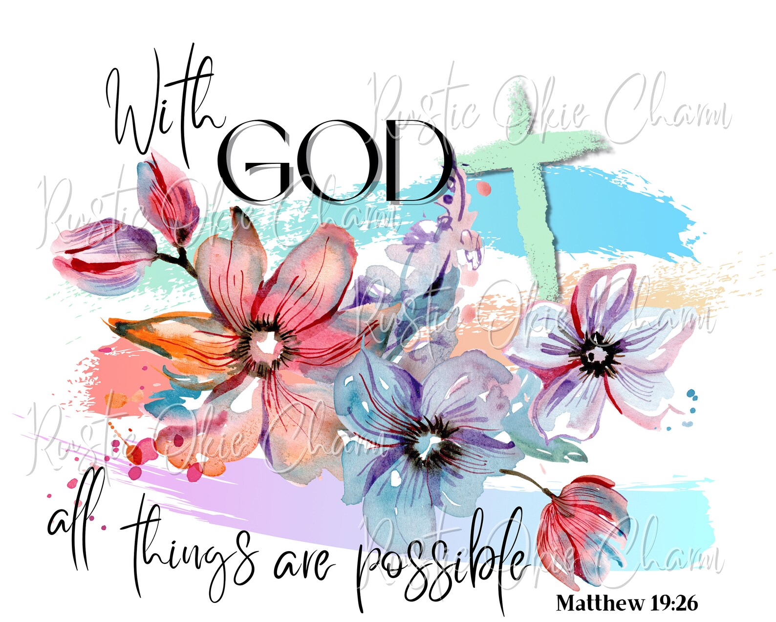 God SUBLIMATION TRANSFER Ready to Press Transfer All Things - Etsy